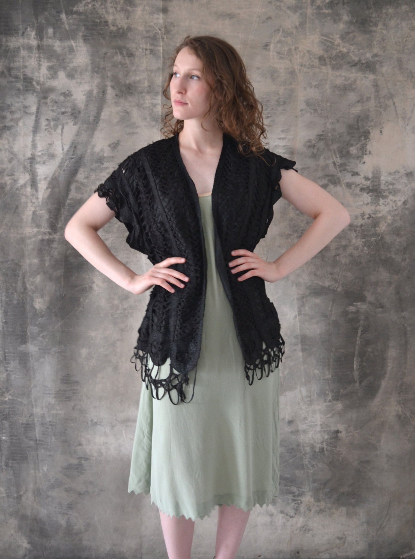 Edwardain Looped Ribbon Vest - Etsy