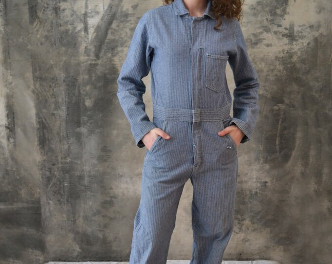 1970s KEY Denim Coveralls - Etsy