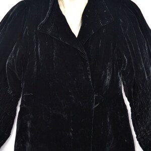 Edwardian Black Velvet Opera Coat - Etsy