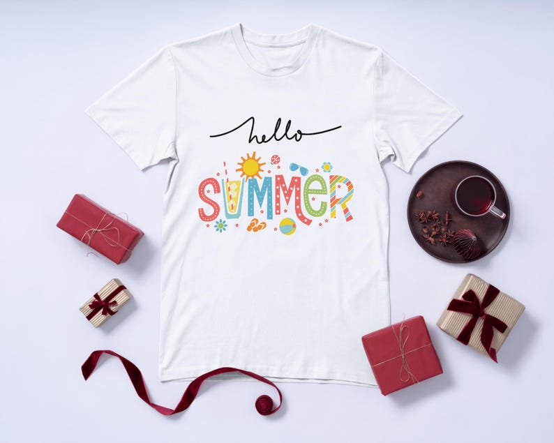 Hola Verano SVG, Letrero de Verano, Archivos Cricut (Descarga Digital ...
