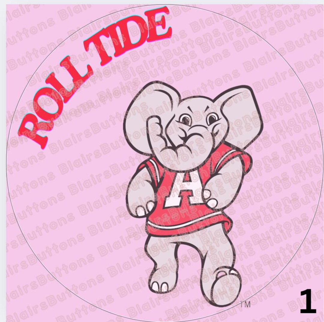 Alabama Gameday Buttons - Etsy