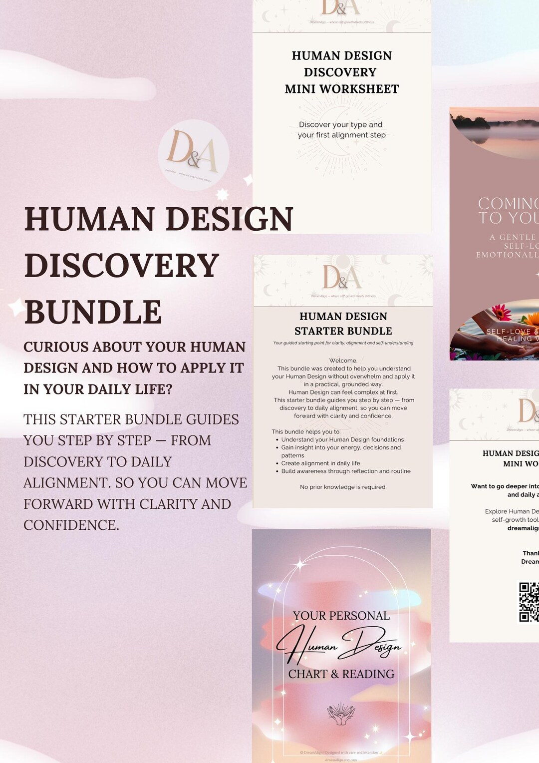 Human Design Starter Bundle | Worksheets, Workbook & Alignment Journal ...