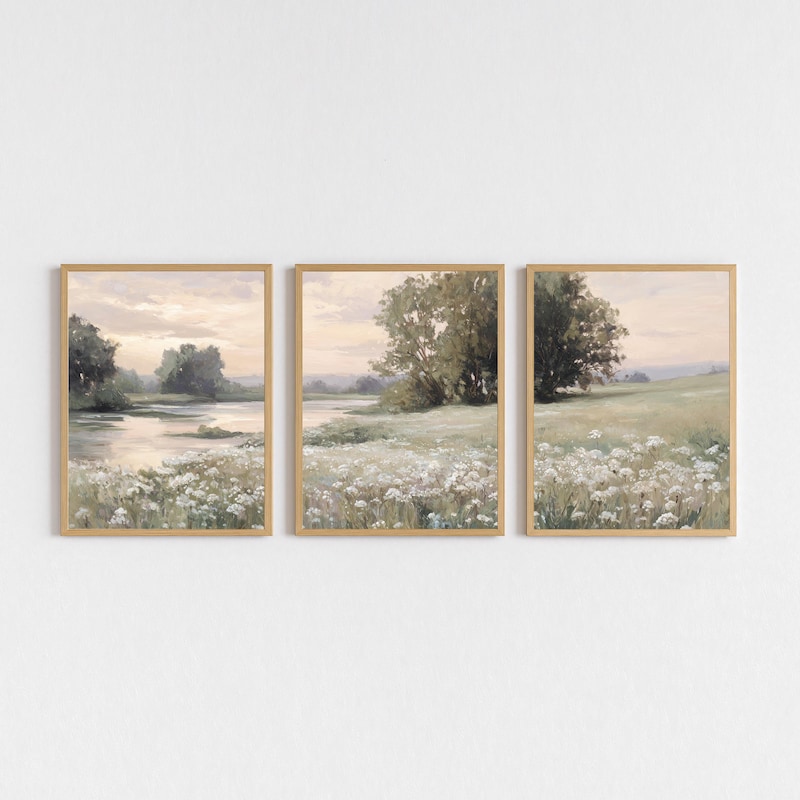 Set of Two Daisy Prints - Etsy