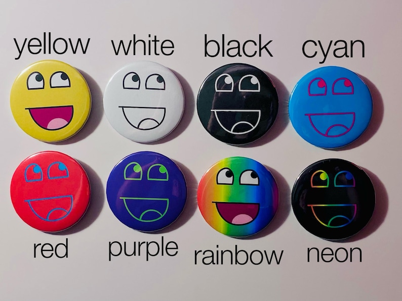 Retro Epic Face Meme 2010s Pins - Etsy