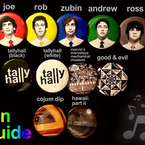 Tally Hall Pins: Version 1 - Etsy