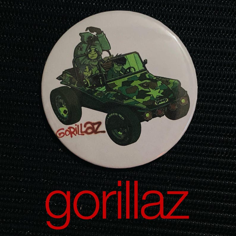 Gorillaz Album Cover Pins (phases 1-8) - Etsy