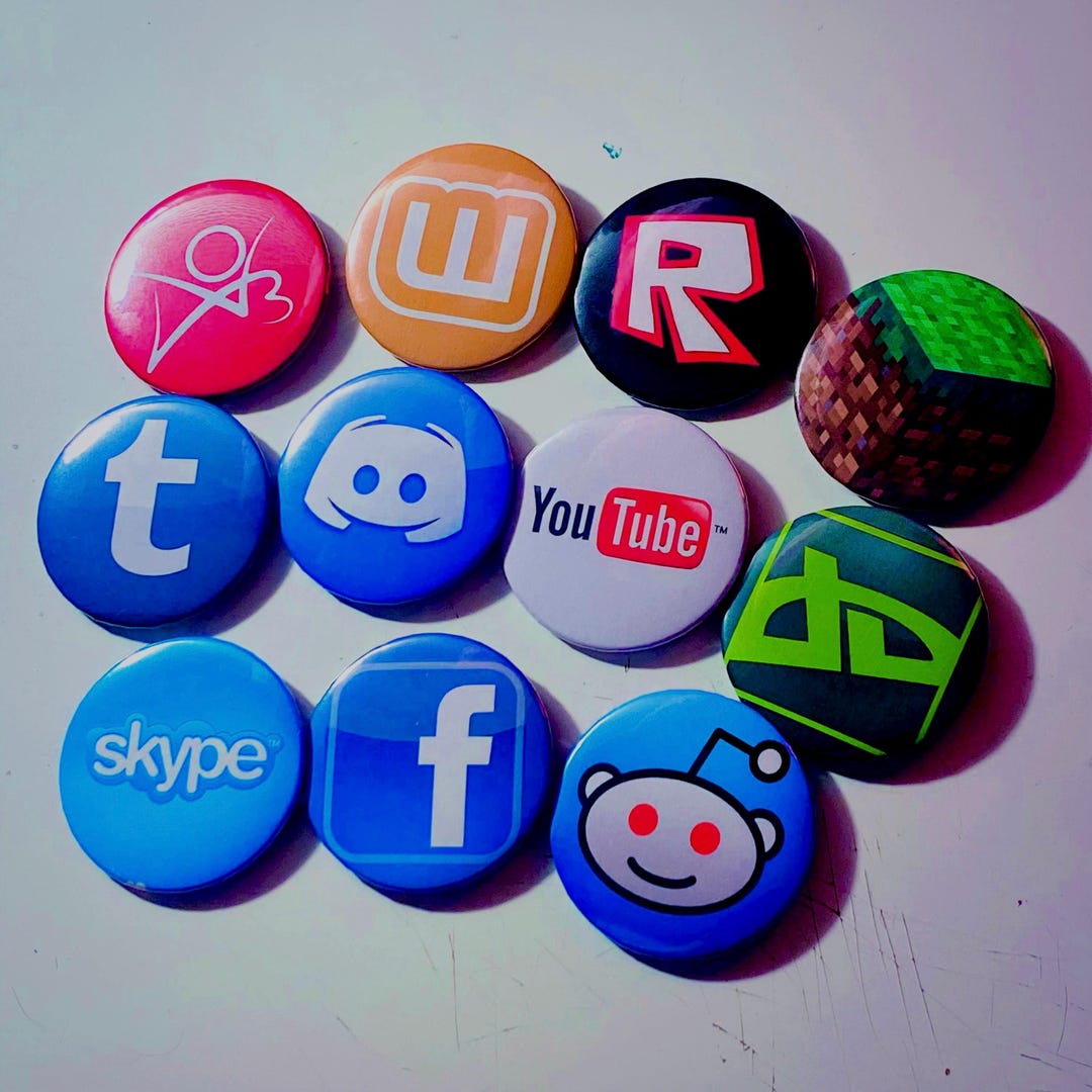Old/early Era 2000s–2010s Internet Pins - Etsy