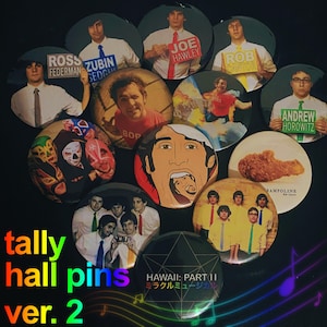 Tally Hall Pins: Version 2 - Etsy