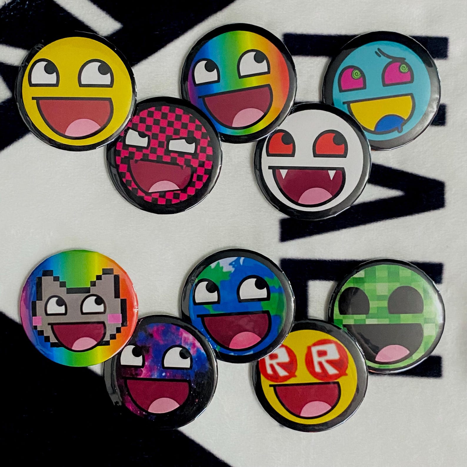 Epic/awesome Face Meme Pins Sets of 5 - Etsy