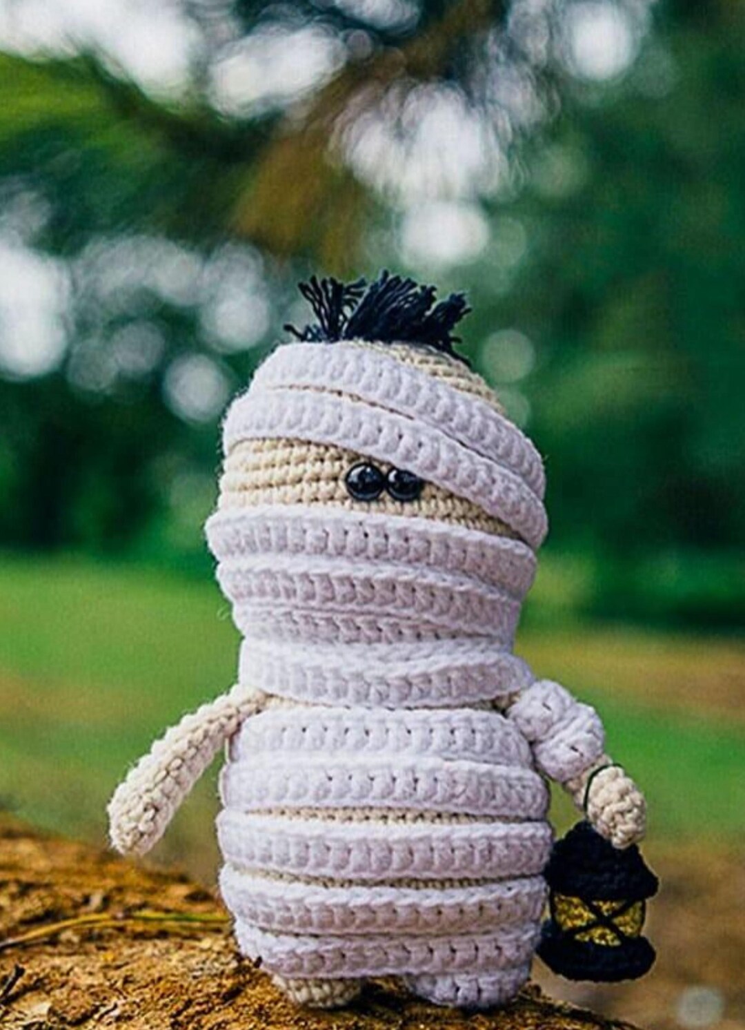 Little Crochet Mummy Pattern – Cute Halloween Amigurumi PDF – Spooky ...