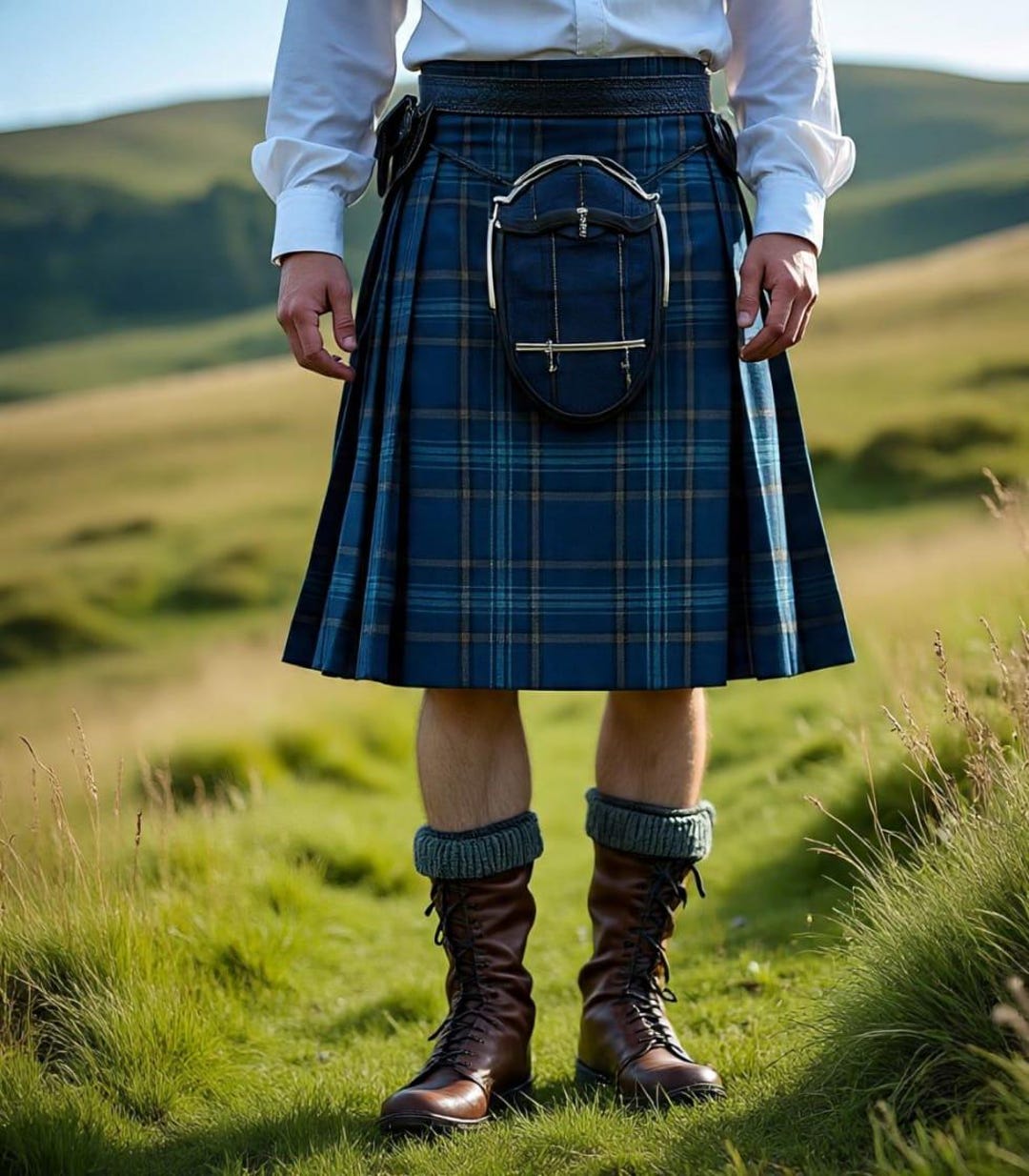 Traditional Tartan Great Kilt Handmade16 Century Scottish Great Kilt ...