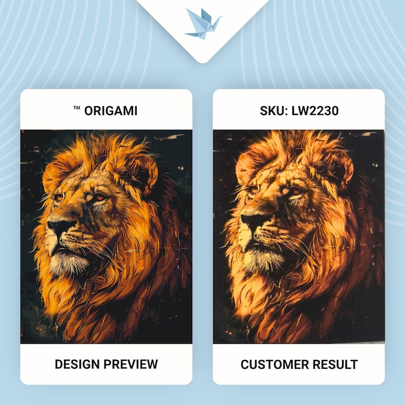 Majestic Lion Paint by Numbers Set With Brushes and Acrylic Paints, DIY ...