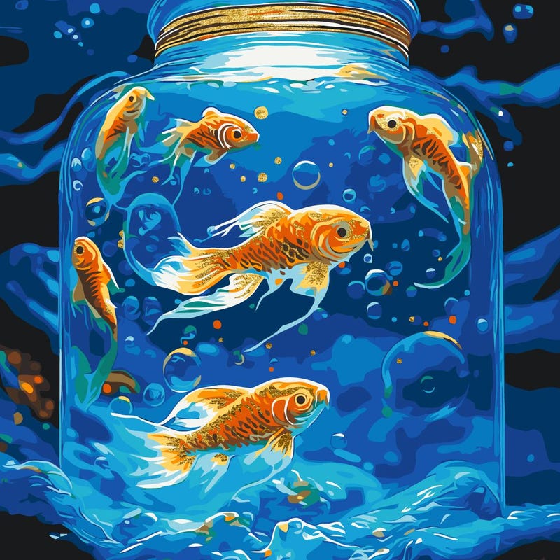 Coi Fish Wall Art - Etsy