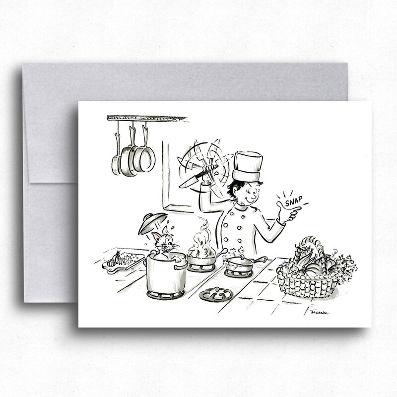 Chef Thank You Card - Etsy