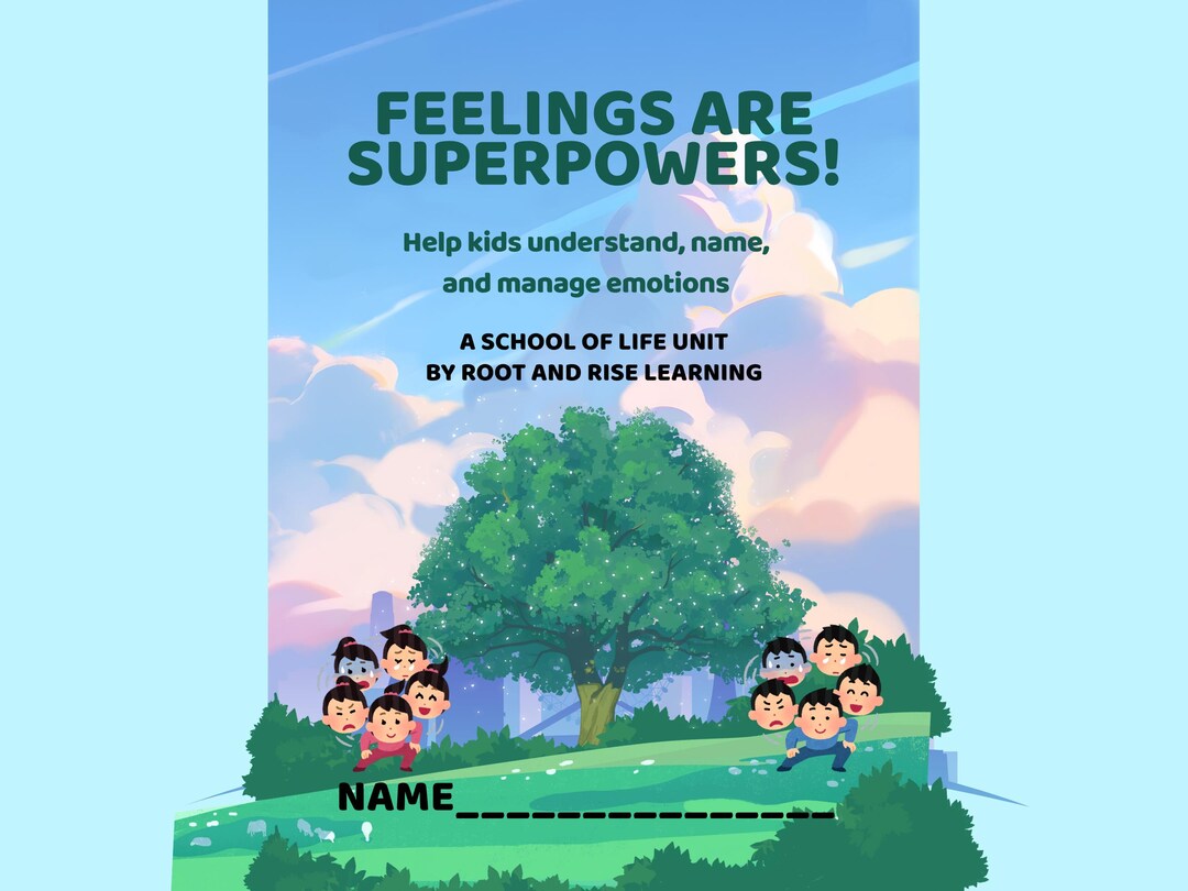 Emotional Intelligence Workbook for Kids | Printable Feelings ...
