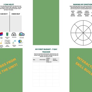 Life Skills Printable Bundle for Kids | Responsibility, Emotions ...