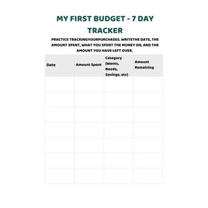 Money Skills for Kids|budgeting Workbook|needs Vs Wants, Spending ...