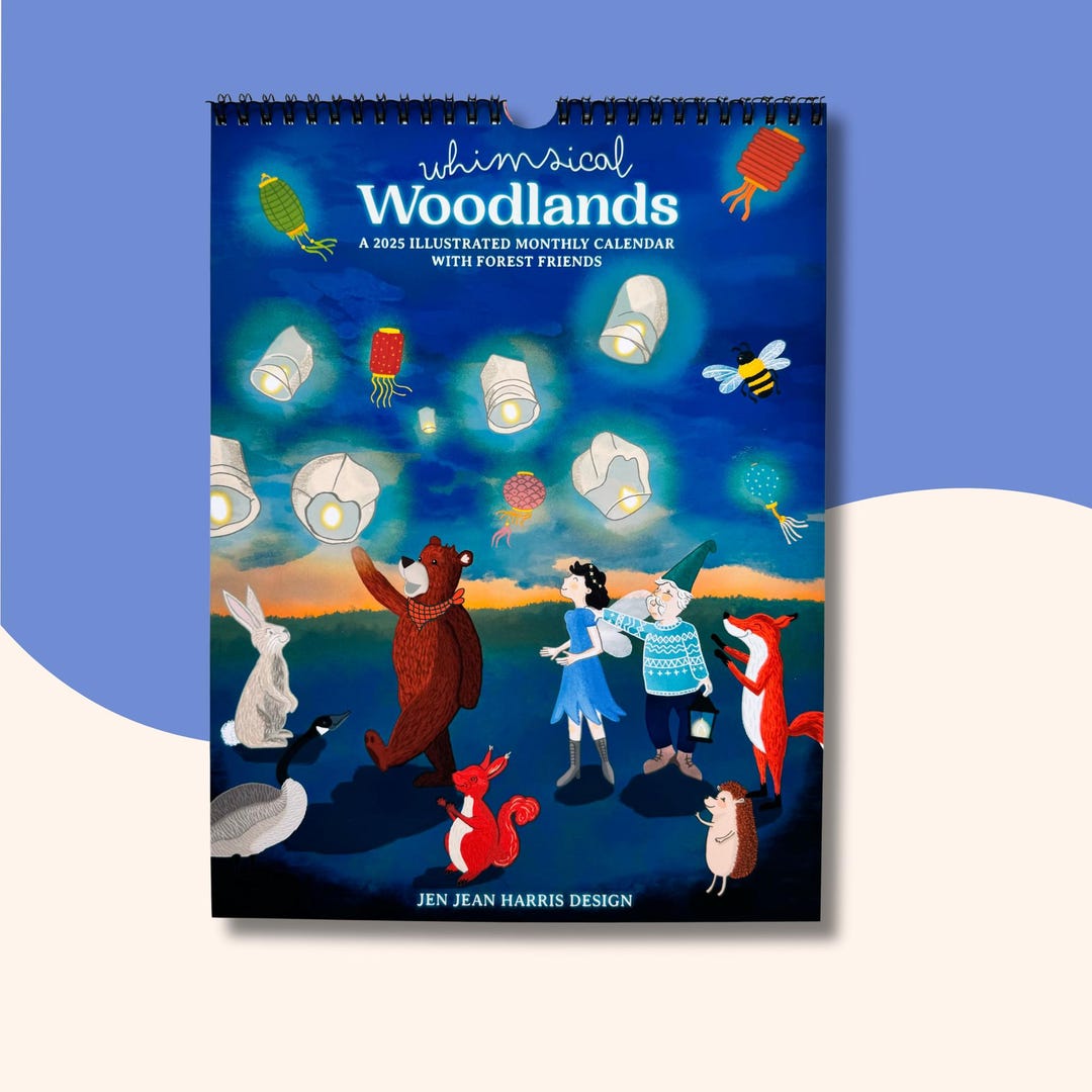 2025 Whimsical Woodlands Calendar - Etsy