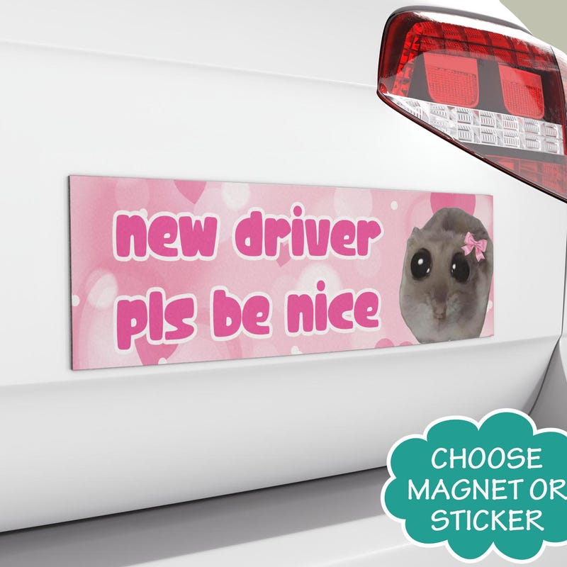 New Driver Sticker - Etsy