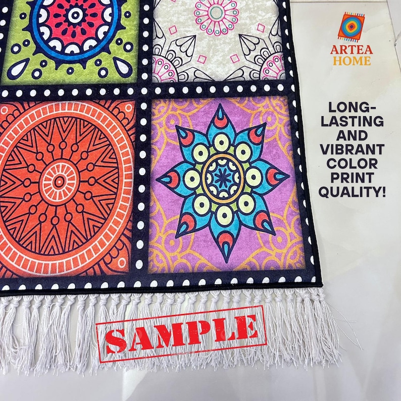 Neutral Beige Bathroom Rug Set | Modern Woven Bath Mat | Washable & Non ...