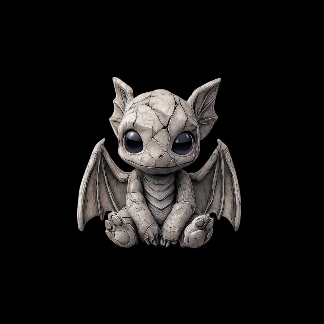 Chibi Stone Textured Gargoyles - Etsy