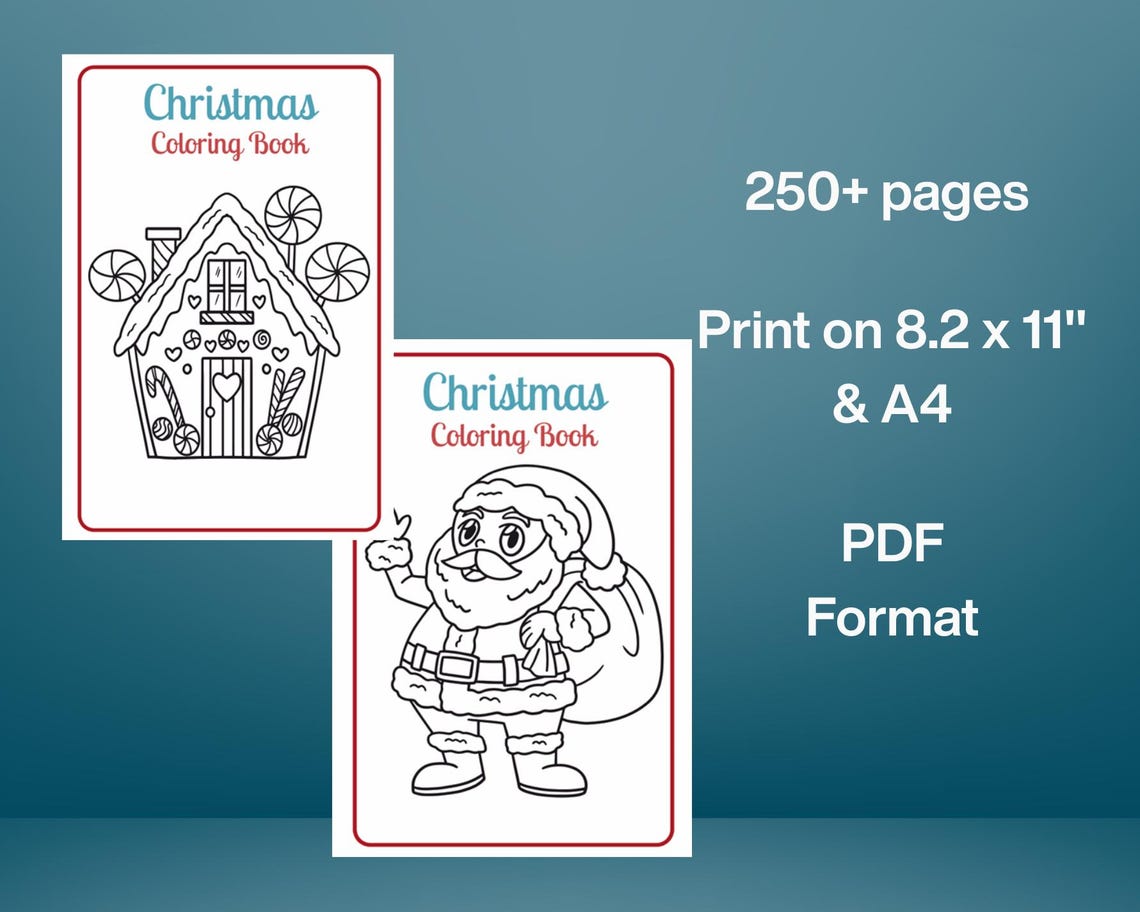 250+ Christmas Coloring Pages for Kids | Holiday Printable Activity ...