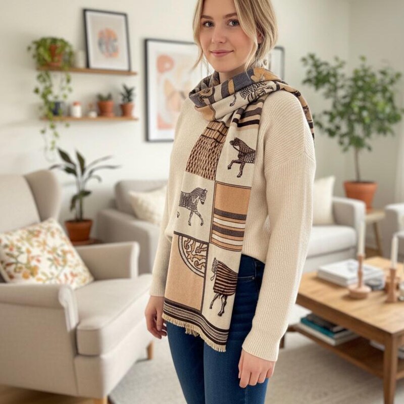 Horse Scarf - Etsy