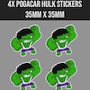 TADEJ POGACAR HULK Stickers / Decals for Stem Bicycle X4 - Etsy