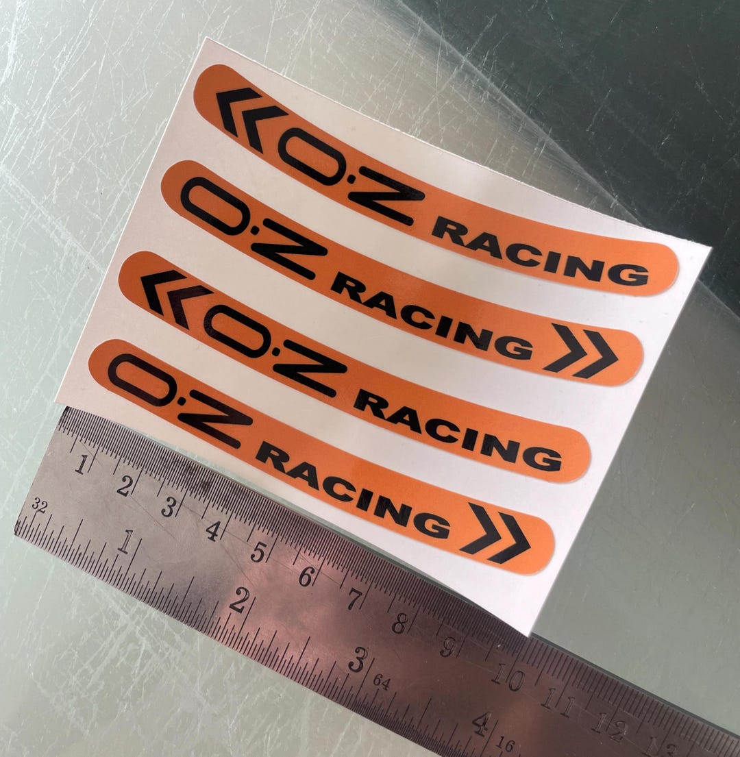 OZ Wheel Motorcycle Stickers / Decals X4 - Etsy