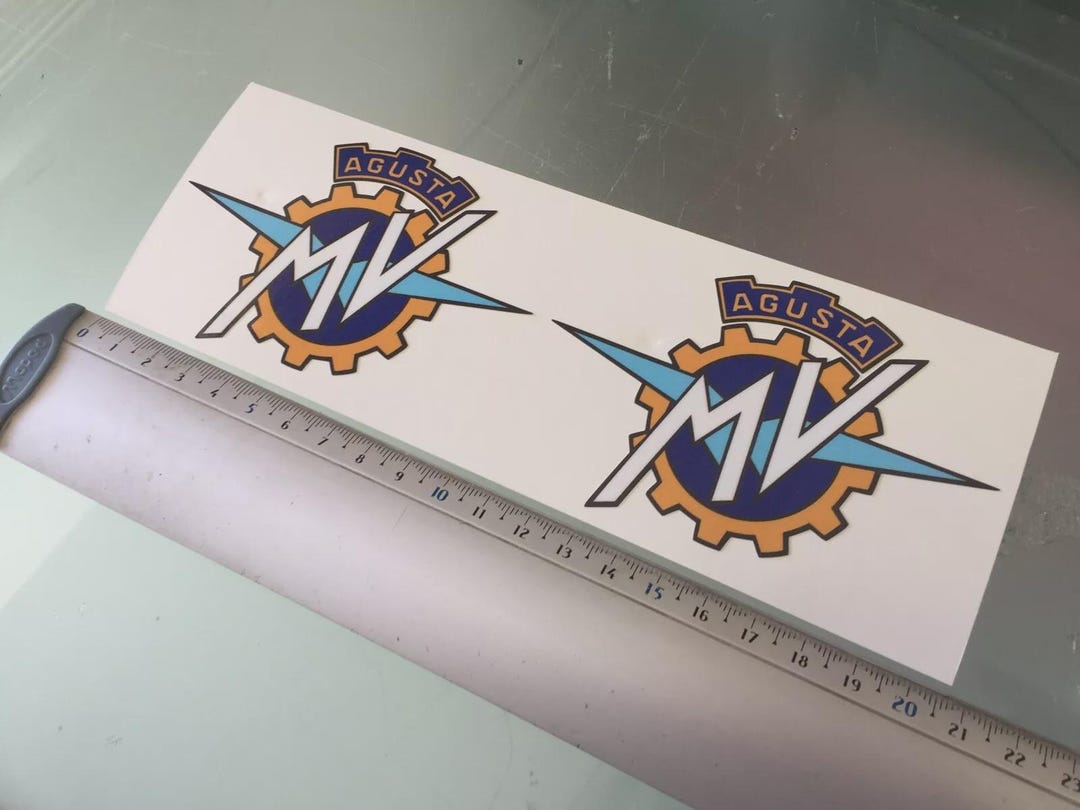 MV AGUSTA Logo Decals / Stickers (100mm X 70mm) X2 - Etsy