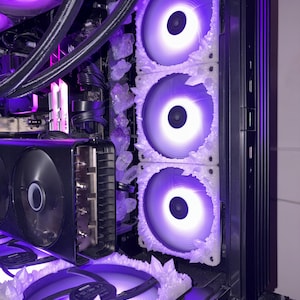 Translucent-white Crystal PC Fan Cover: 120mm Computer Grill - Etsy