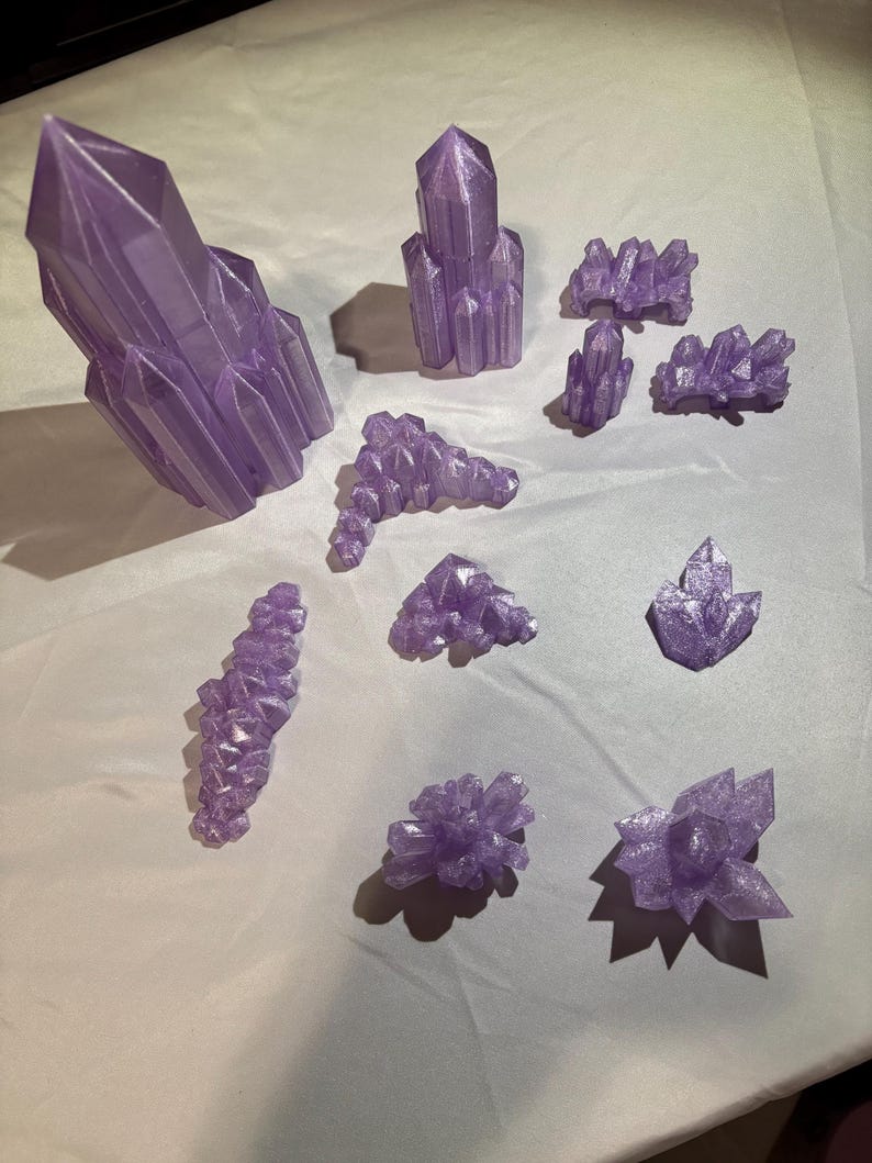 Purple - Amythest Translucent Magnetic Crystals (PETG) for PC Case ...
