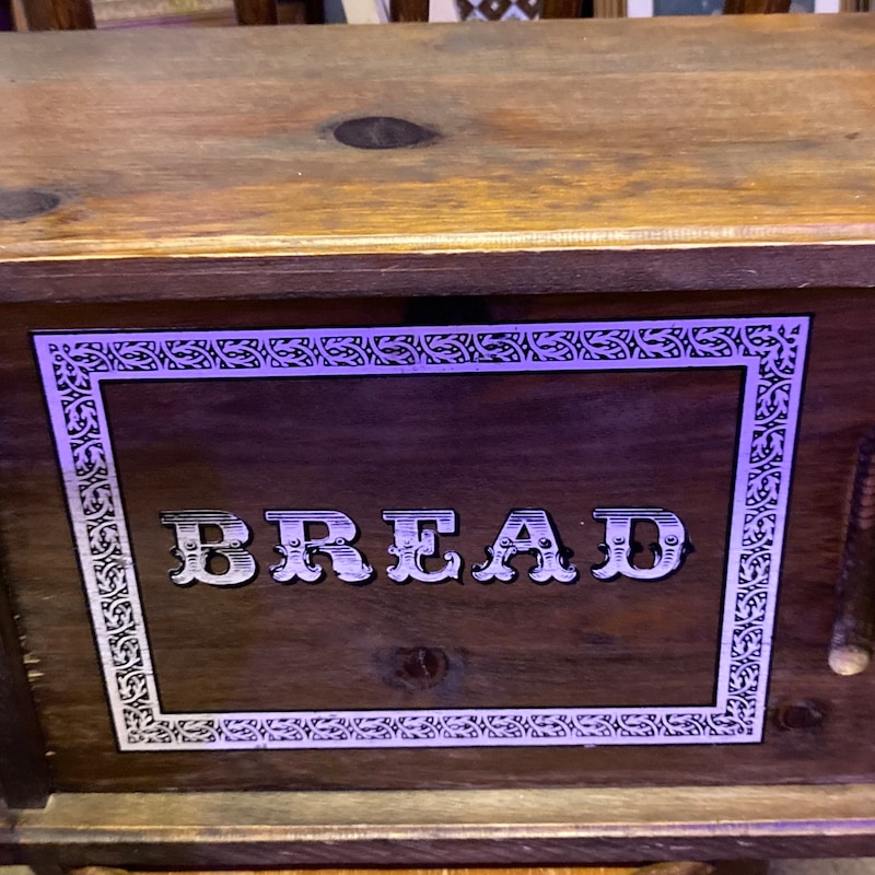 Wood Bread Box - Etsy