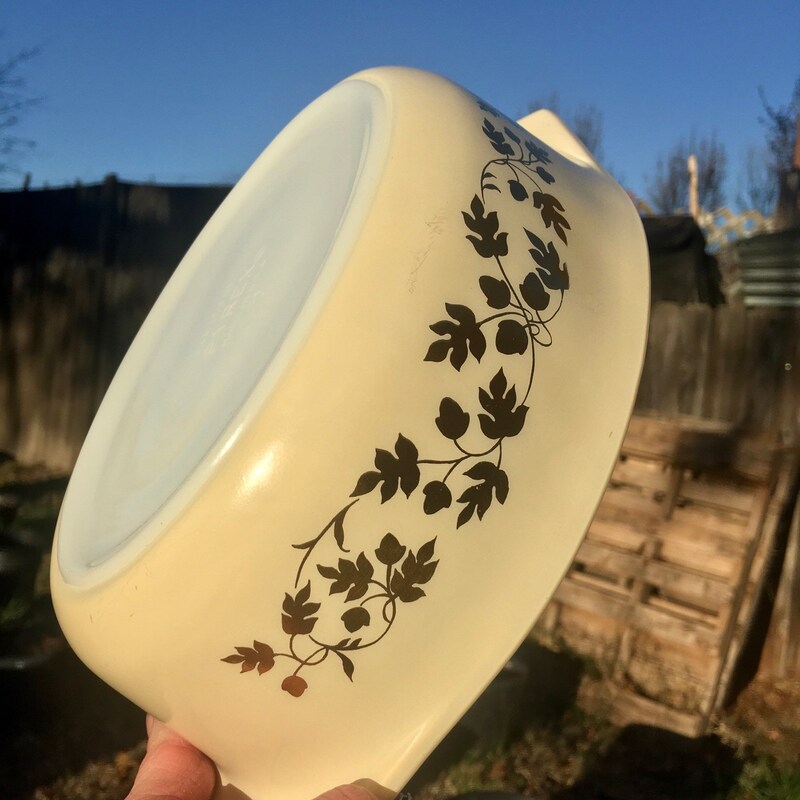 Pyrex Golden Leaf - Etsy