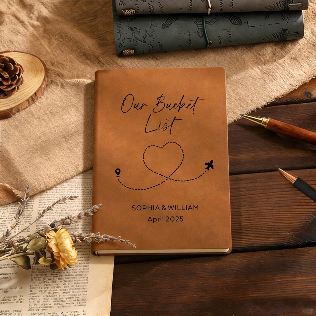 Custom Our Bucket List Journal for Couples,personalized Travel ...