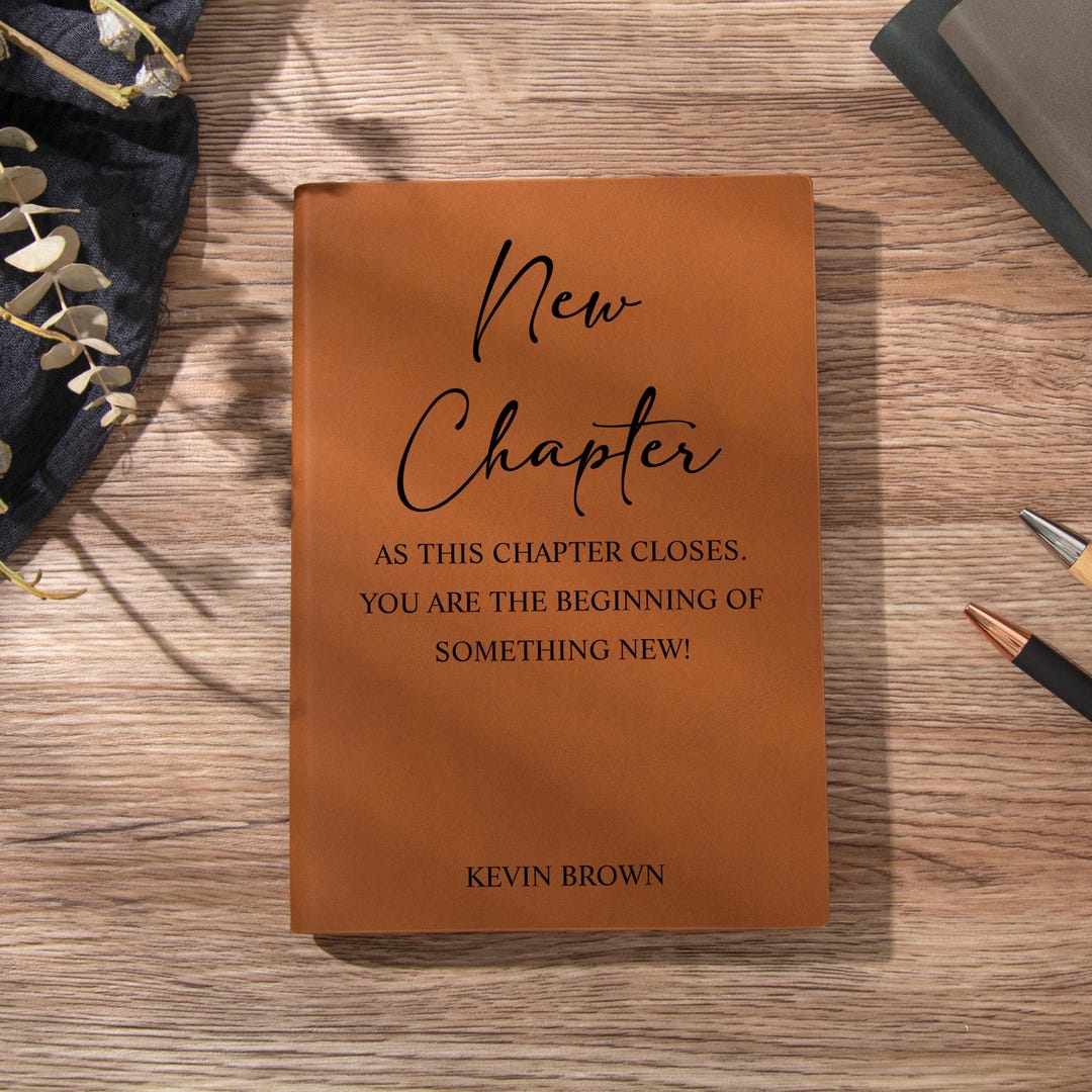 Custom New Chapter Gifts Journal,new Beginnings Gift,coworker Gifts ...