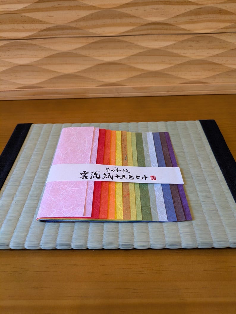 Origami Paper in Awa Washi – Cloud Dragon (unryu) Texture - Etsy