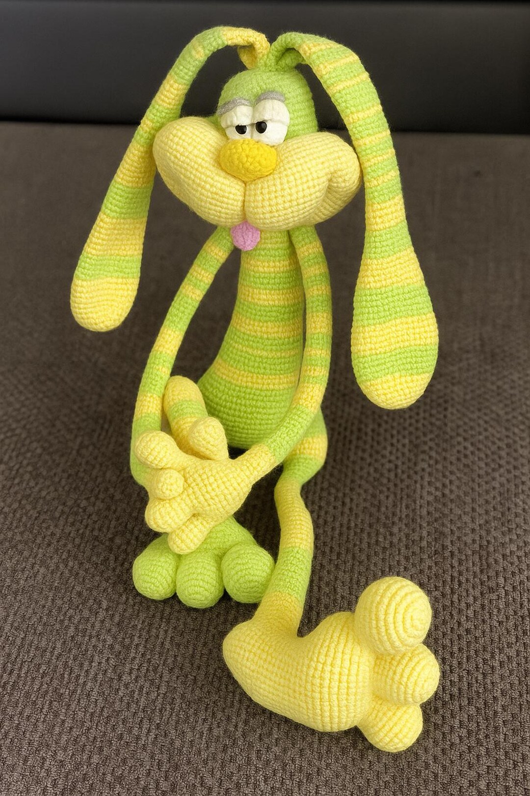 Giant and Fun Rabbit, in French and English - Etsy