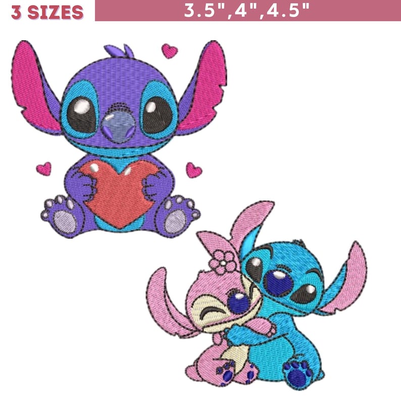 Lilo and Stitch Embroidery Design, Stitch Embroidery File, Lilo Machine ...