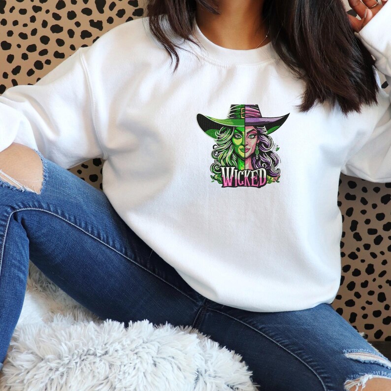 Witch Embroidery Designs , Wicked Machine Embroidery Files , Pink Green ...