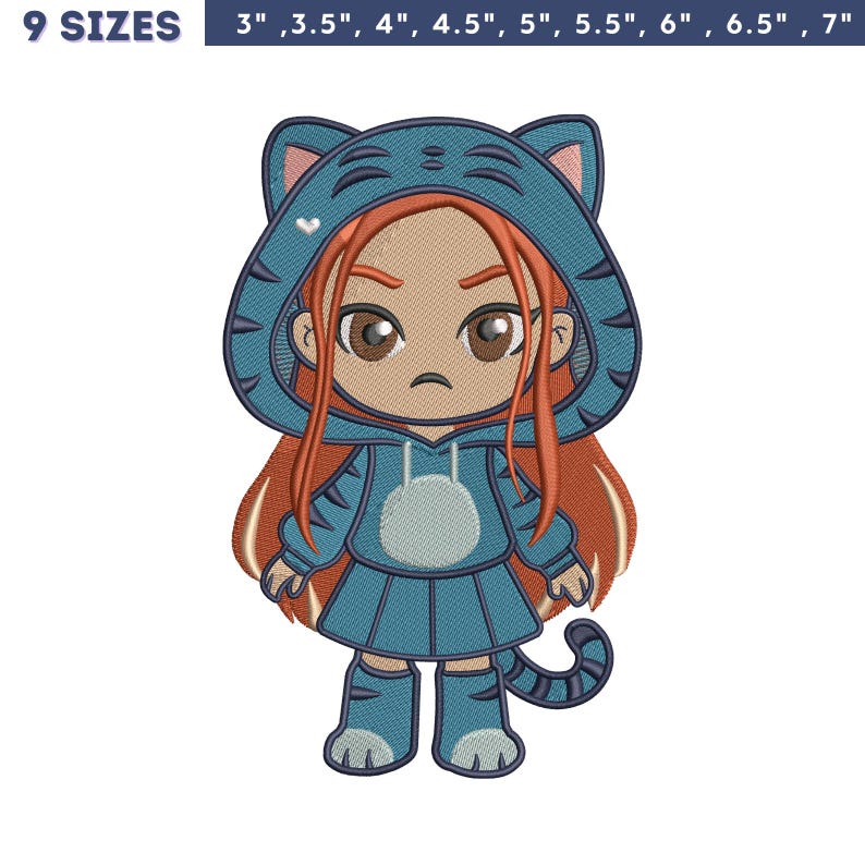 Huntrix Girls Embroidery Design, Kpop Demon Hunters, 9 Sizes (digital ...