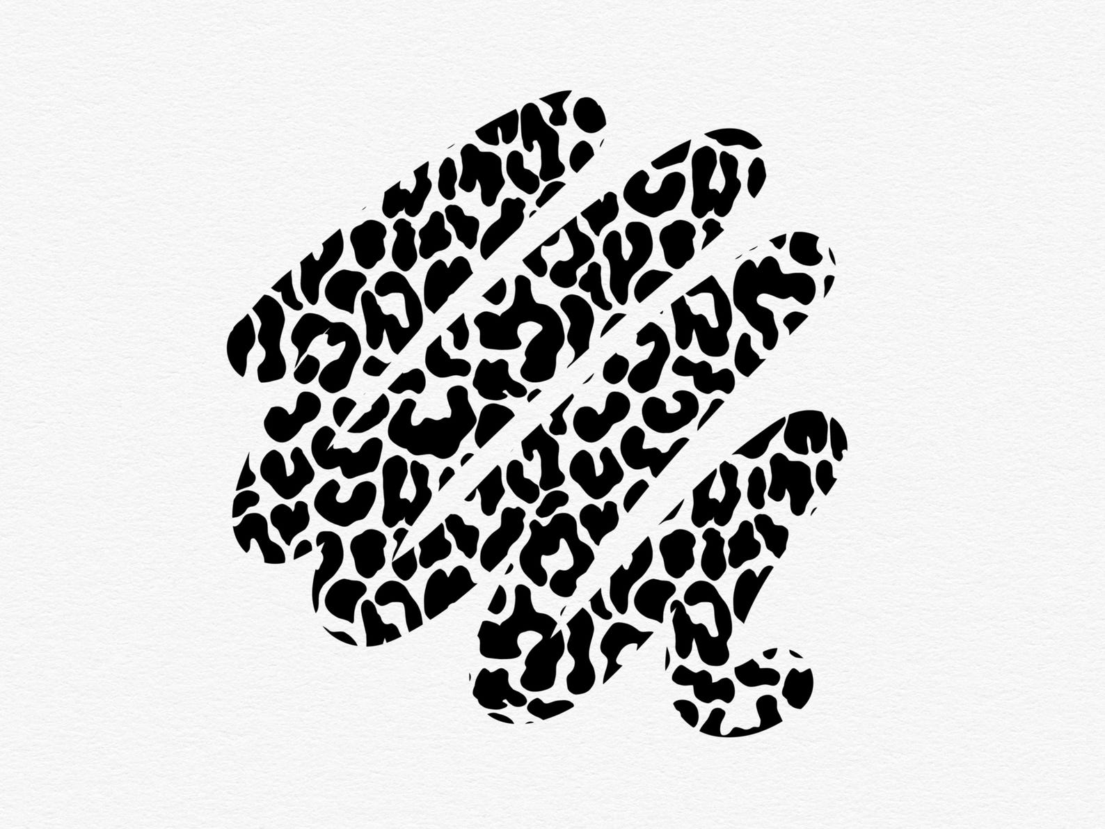 Leopard Print Procreate Brush Seamless Pattern | Instant Digital ...