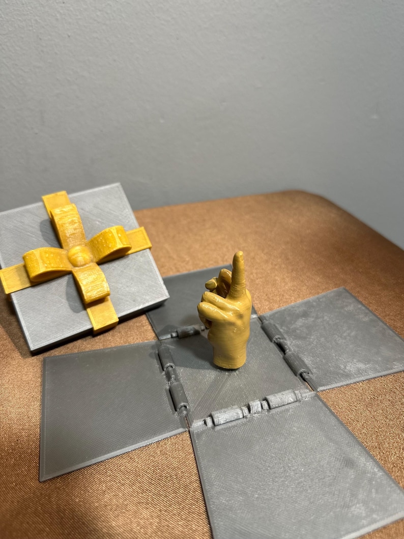 Funny Middle Finger Gift Box - 3D Printed Prank Gag for Birthdays ...