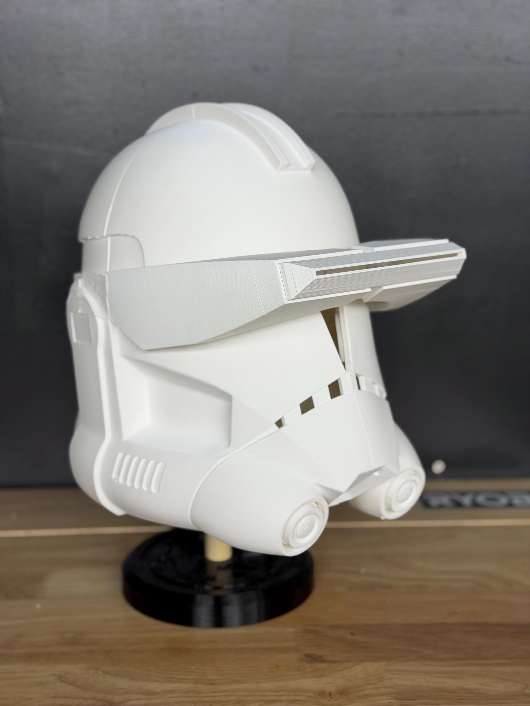 Animated Phase 2 Clone Trooper Helmet – Unfinished—3d Printed DIY ...