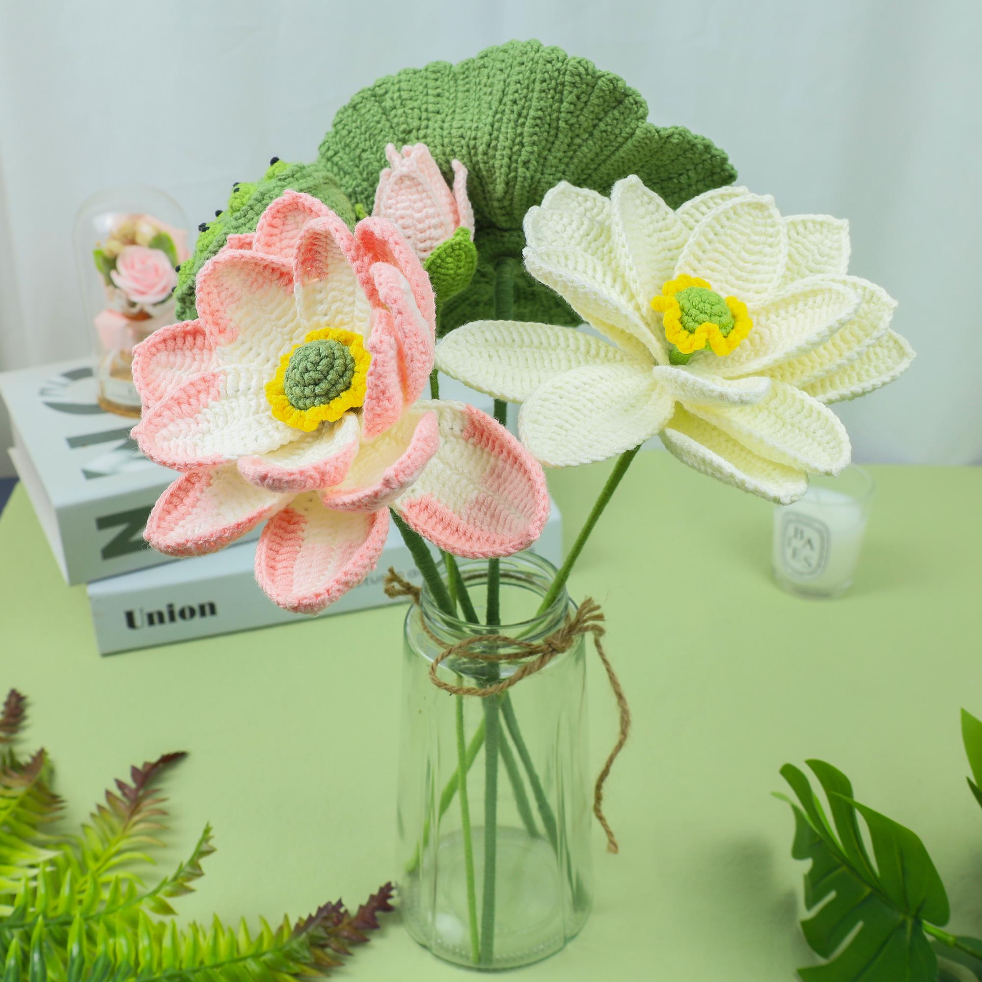 Water Lily Crochet Pattern – July Birth Flower Water Lily PDF Tutorial ...