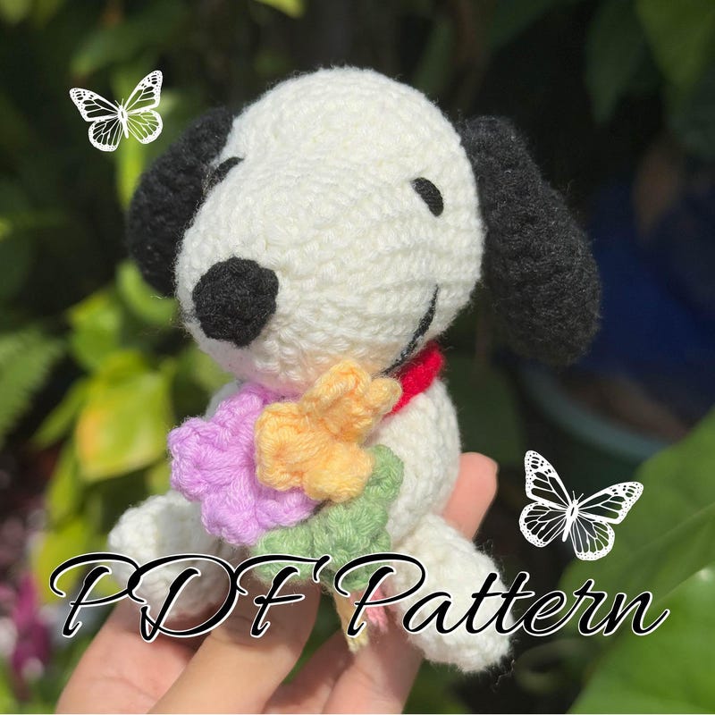 Snoopy Bouquet of Flower - Etsy UK