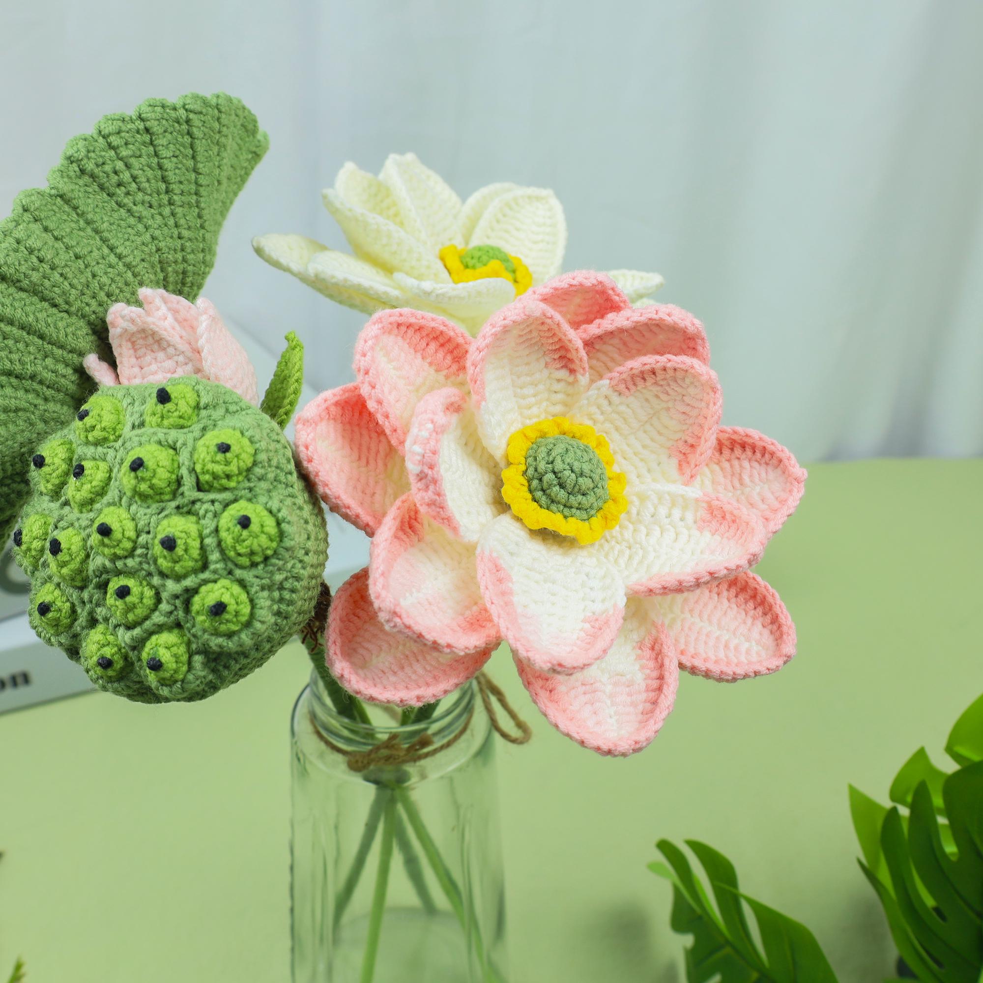 Water Lily Crochet Pattern – July Birth Flower Water Lily PDF Tutorial ...