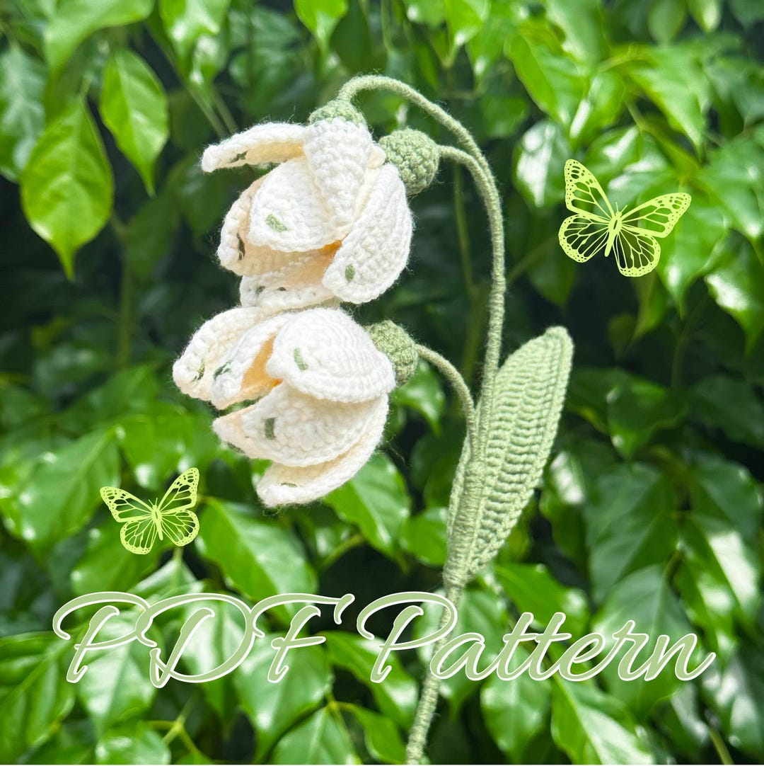 Snowdrop Crochet Pattern PDF – January Birth Flower Crochet Pattern ...
