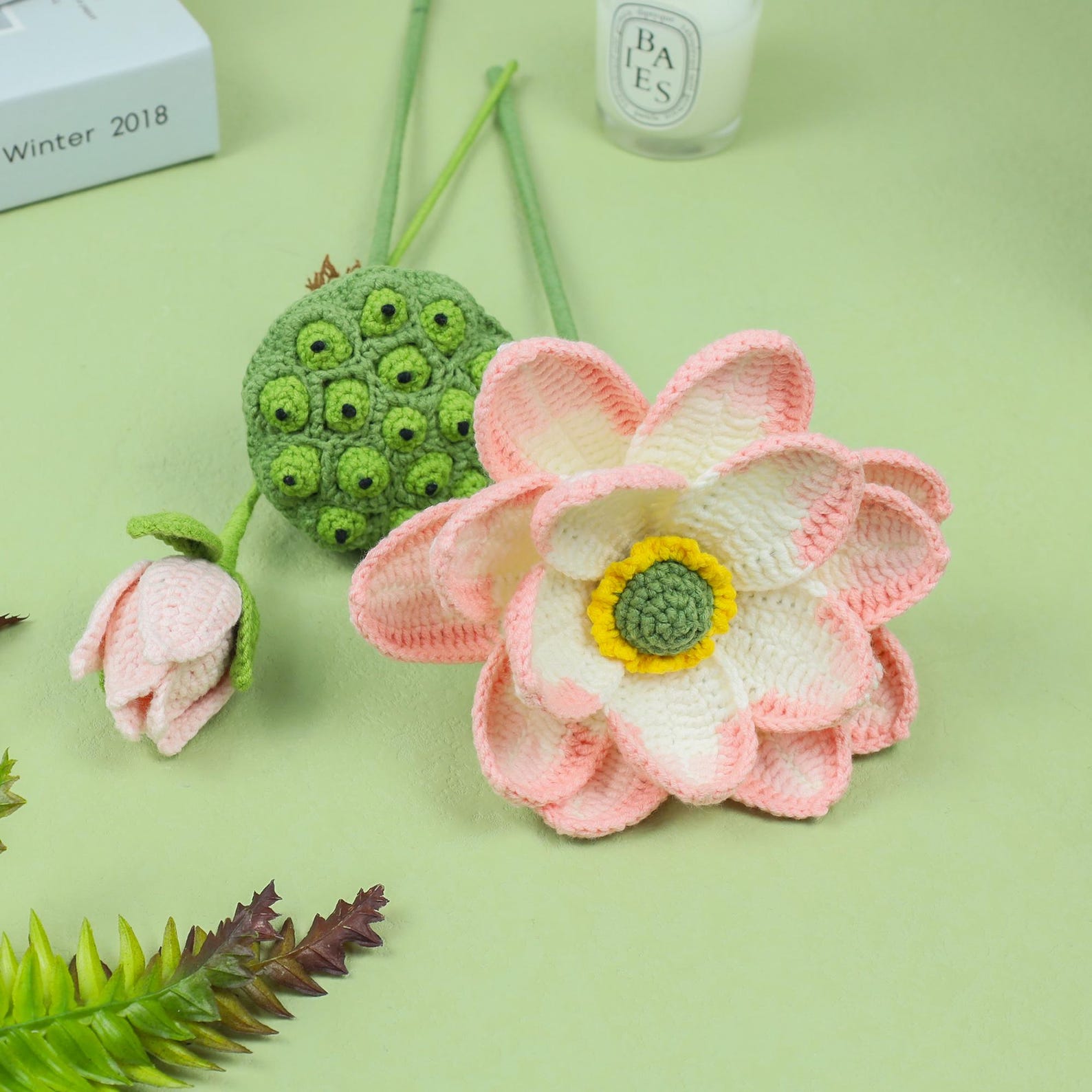 Water Lily Crochet Pattern – July Birth Flower Water Lily PDF Tutorial ...