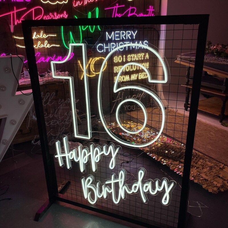 21 Neon Sign - Etsy Australia